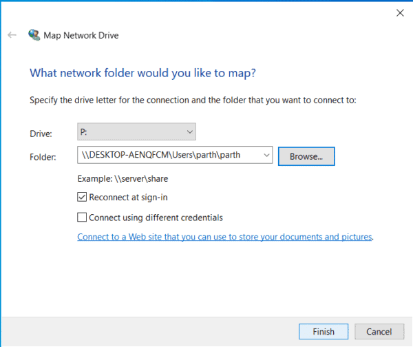 How to Map a Network Drive in Windows 10