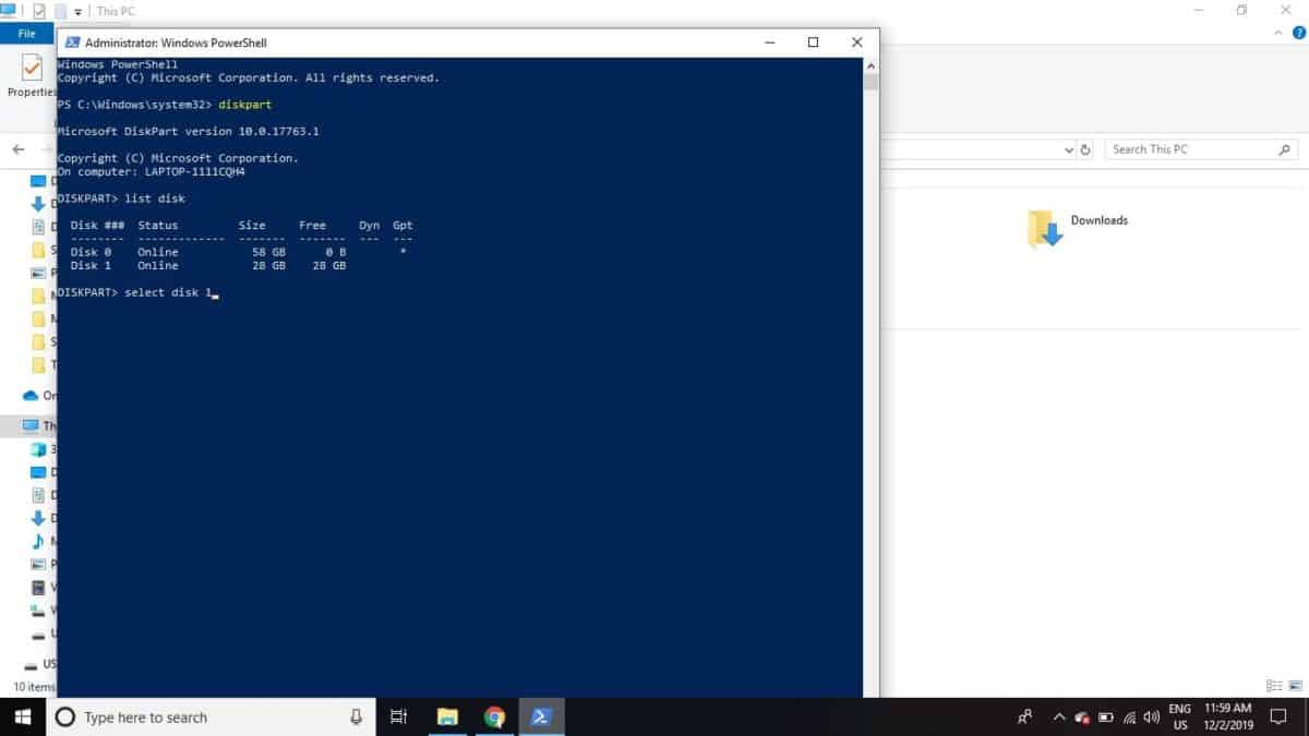 How to format SD card on windows 10