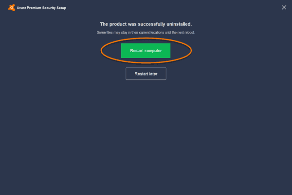 How to Uninstall Avast Antivirus in Windows 10