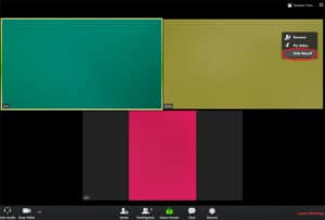 How to Unhide yourself in a Zoom Video Conference