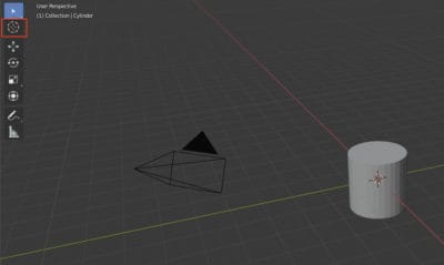 How to set the cursor on Blender 3D