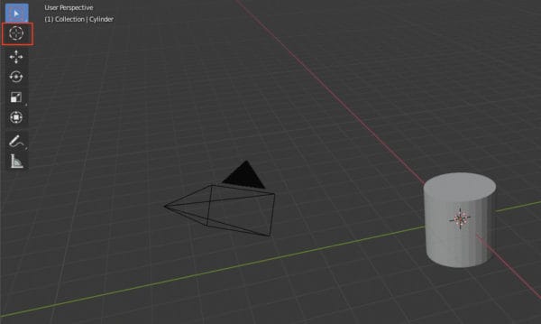 How to set the cursor on Blender 3D