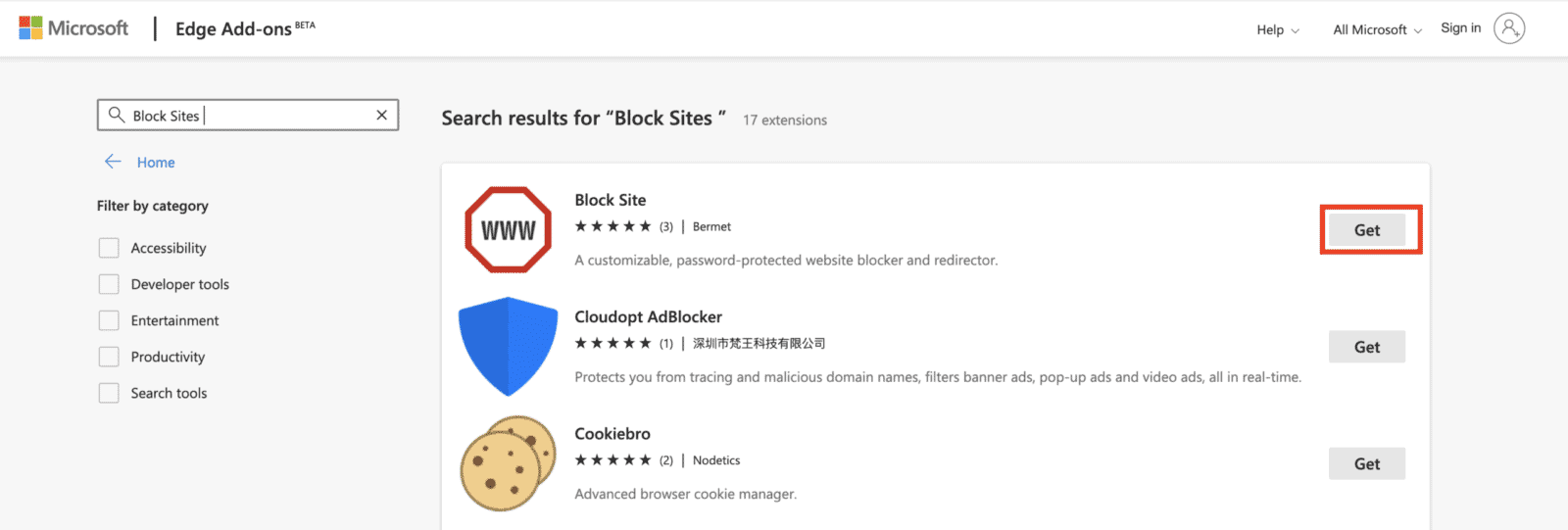 How To Block Sites On Microsoft Edge