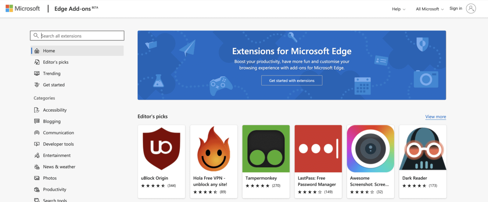 How To Block Sites On Microsoft Edge