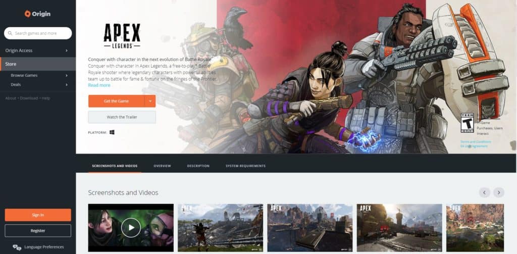 How to fix the Apex Legends failed to launch error
