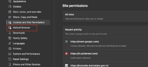 How to set Microsoft Edge as the default Web Browser