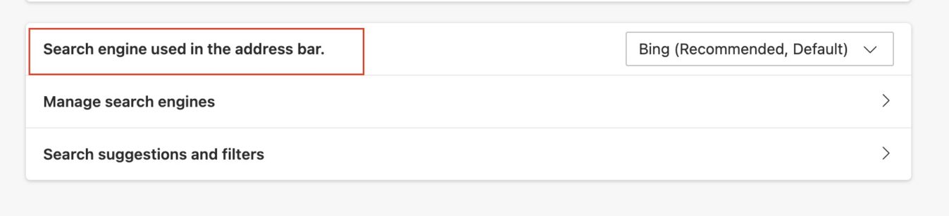 How to set Google as the default search engine on Microsoft Edge