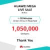 HUAWEI MEGA LIVE SALE online event reaches milestone orders amount in ...
