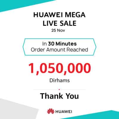 HUAWEI MEGA LIVE SALE online event reaches milestone orders amount in ...
