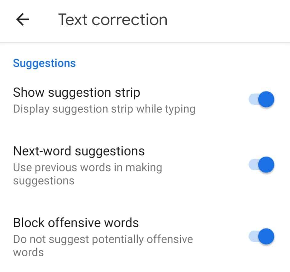 How to turn on predictive text on Android