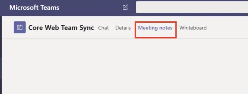 How To Take Meeting Notes In Microsoft Teams