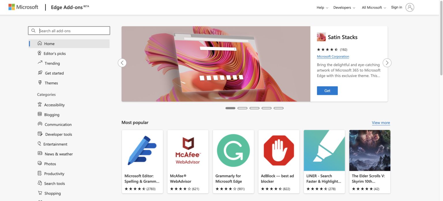 How to block websites on Microsoft Edge