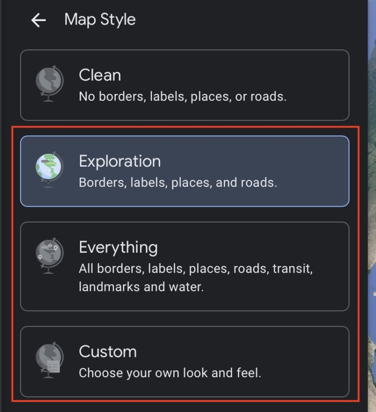 How to enable country lines on Google Earth