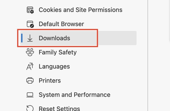 How to change the download location on Microsoft Edge