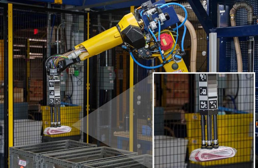 Amazon's newest warehouse robot picker use artificial intelligence to ...