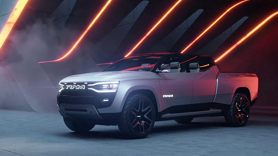 Stellantis unveiled a pre-production Ram 1500 REV version