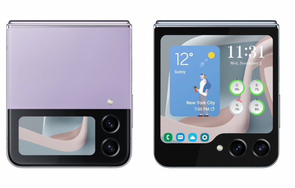 New Samsung Galaxy Z Flip 5 Render Shows Bigger Cover Display