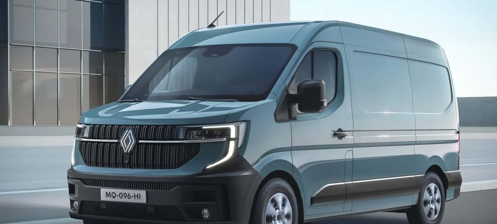 The Renault Master Van will come in Petrol, Diesel, and Hydrogen power ...