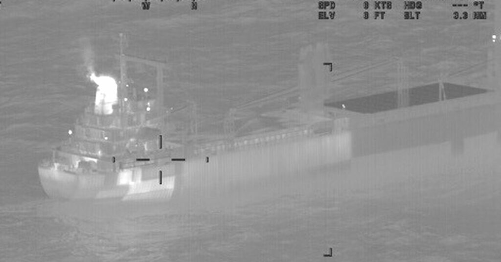 Lithium-Ion Inferno: Fire Aboard Cargo Ship off Alaska Coast for 5 Days