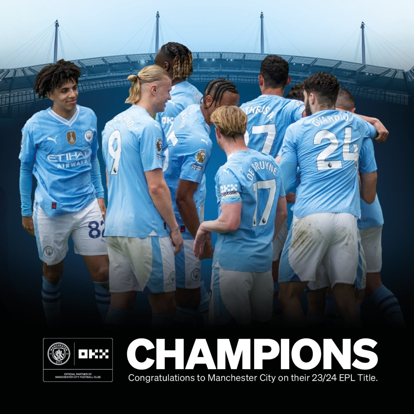 OKX Celebrates Manchester City’s Historic Fourth Consecutive Premier ...