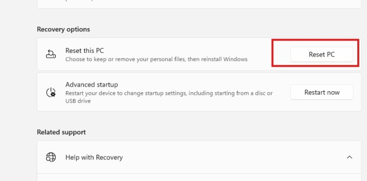 How to factory reset a Windows 11 PC