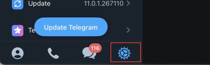How to log out of devices on Telegram