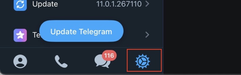 How to log out of devices on Telegram