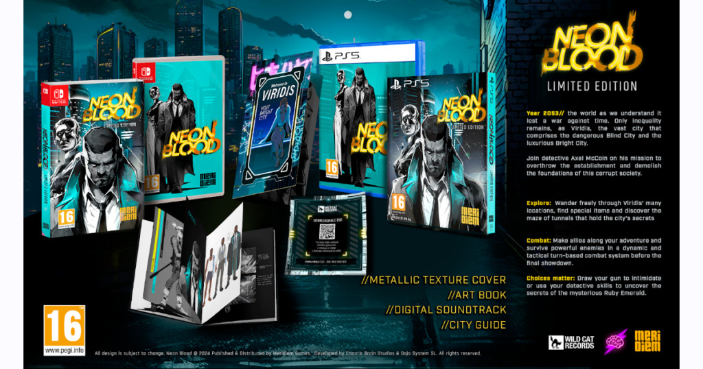 Neon Blood Now Available in Physical Format and on Digital Platforms