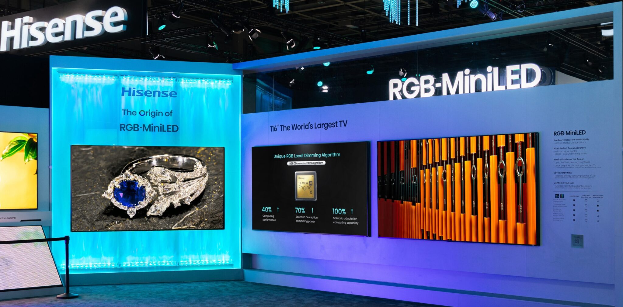 Hisense presents RGB-MiniLED displays and new sound tech at IFA 2025