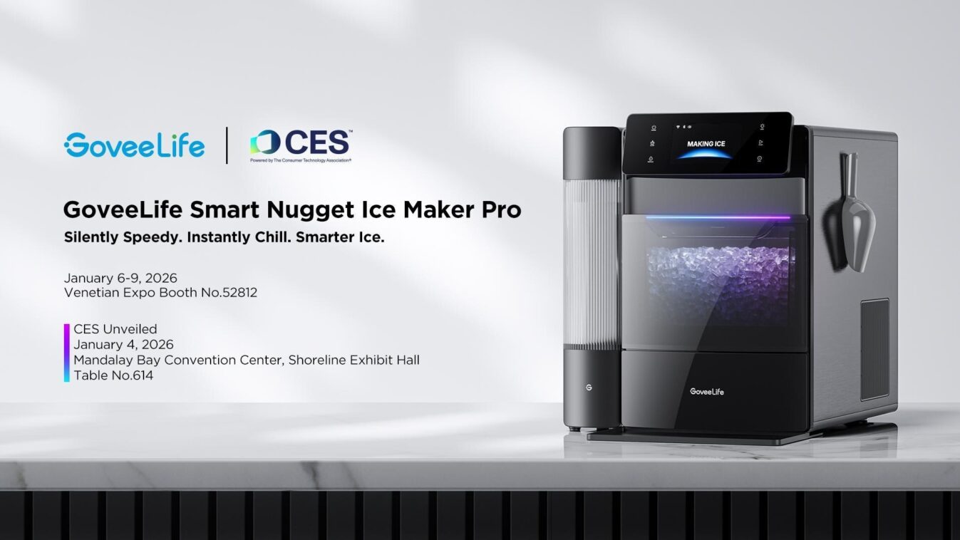 GoveeLife launches the Smart Nugget Ice Maker Pro at CES 2026