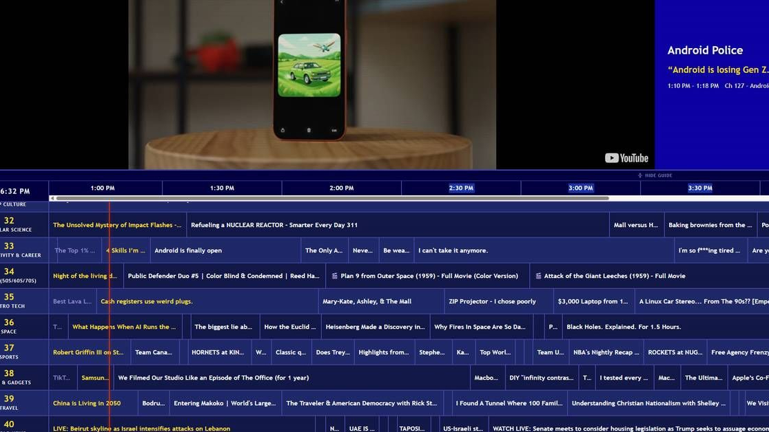 Channel Surfer is the YouTube web app that brings back cable TV channel ...